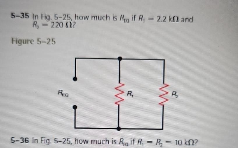 Solved 5-35 ﻿In Fig. 5-25, ﻿how much is RF0 ﻿if R1=2.2kΩ | Chegg.com