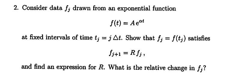 2. Consider data fj drawn from an exponential | Chegg.com