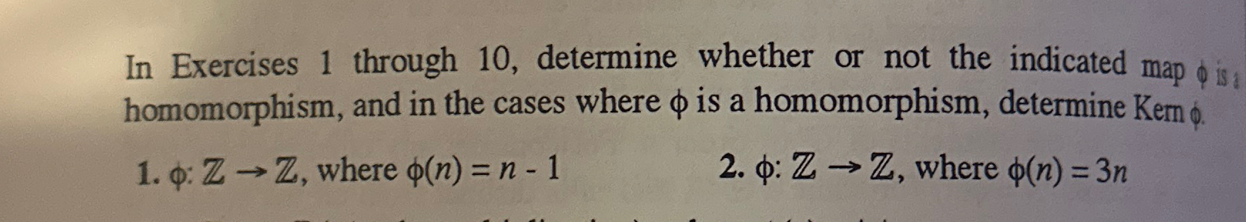 Solved In Exercises 1 ﻿through 10, ﻿determine whether or not | Chegg.com