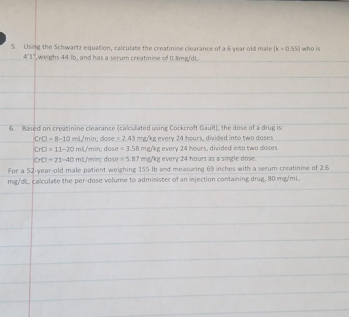 Solved 5. Using the Schwartz equation, calculate the | Chegg.com