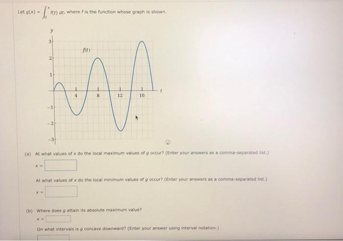 Solved (a) At what values of x do the local maximum values | Chegg.com
