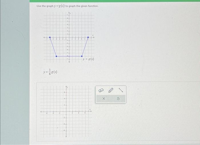 Solved Use The Graph Y G X To Graph The Given Function ←