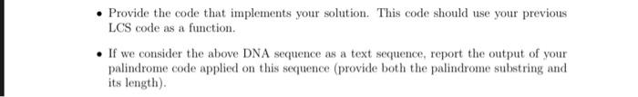 Solved 5 Bonus: Longest Palindrome Substring (Marks: 5) In | Chegg.com