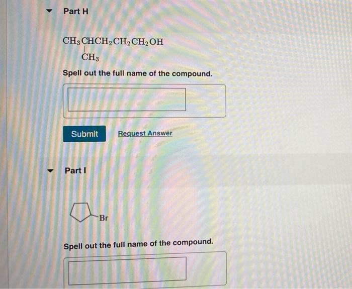 Solved Part C CH3 CH2CHNHCH2CH3 CH3 Spell out the full name | Chegg.com