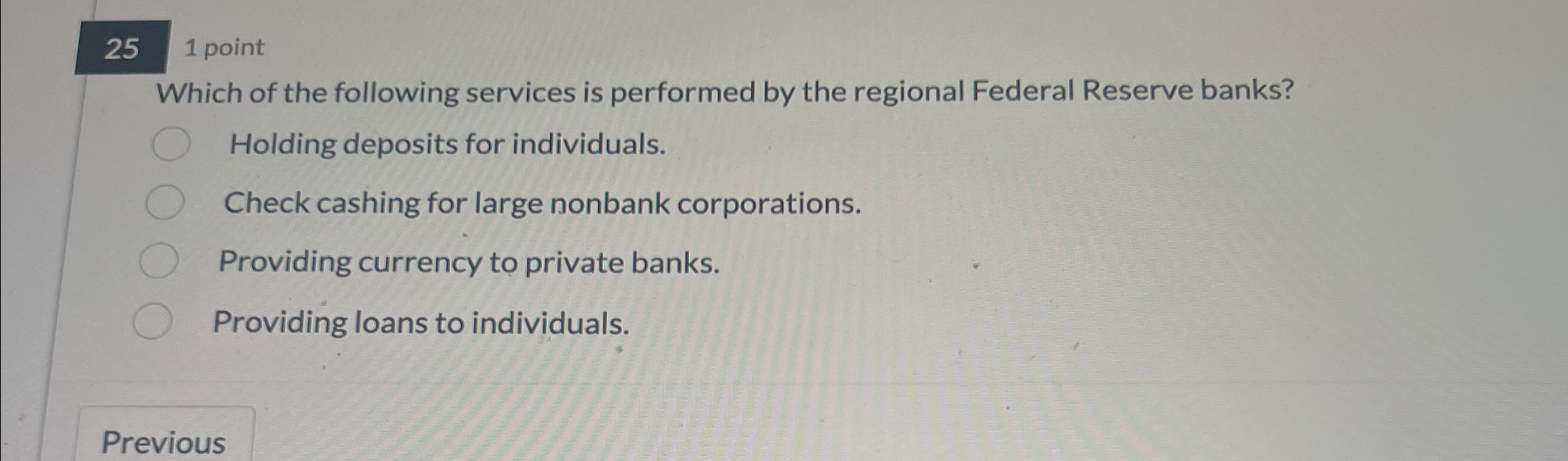 Solved 251 ﻿pointWhich of the following services is | Chegg.com