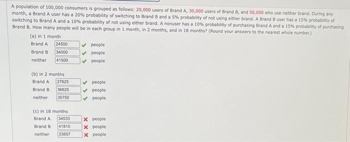 Solved A population of 100,000 consumers is grouped as | Chegg.com