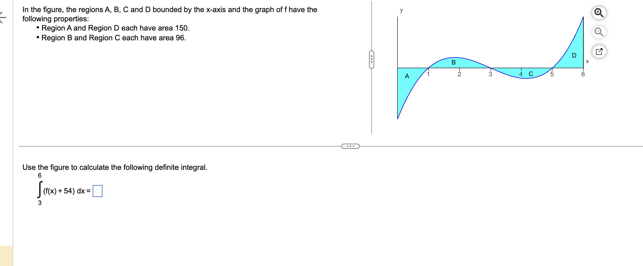[Solved]: In the figure, the regions A,B,C and D bounded by