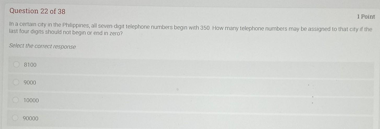 Solved In a certain city in the Philippines, all seven-digit | Chegg.com