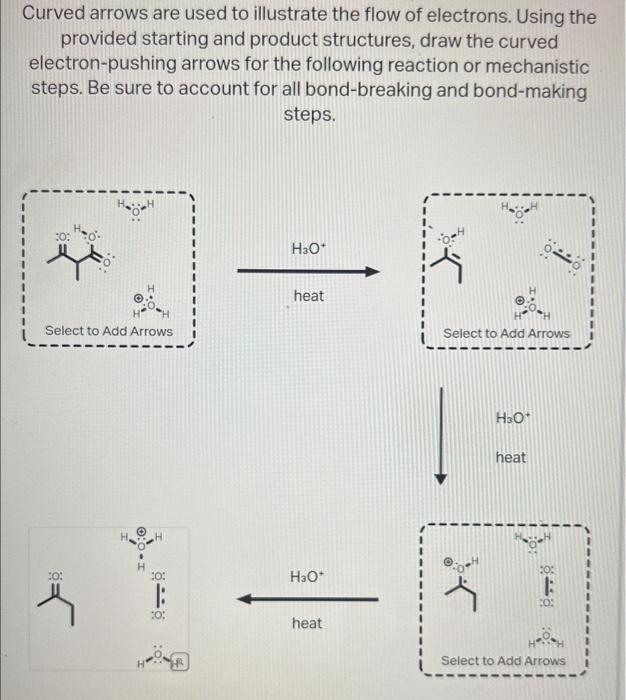 Solved Curved arrows are used to illustrate the flow of | Chegg.com