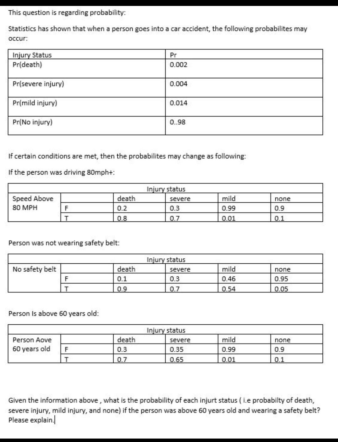 Solved This question is regarding probability: Statistics | Chegg.com