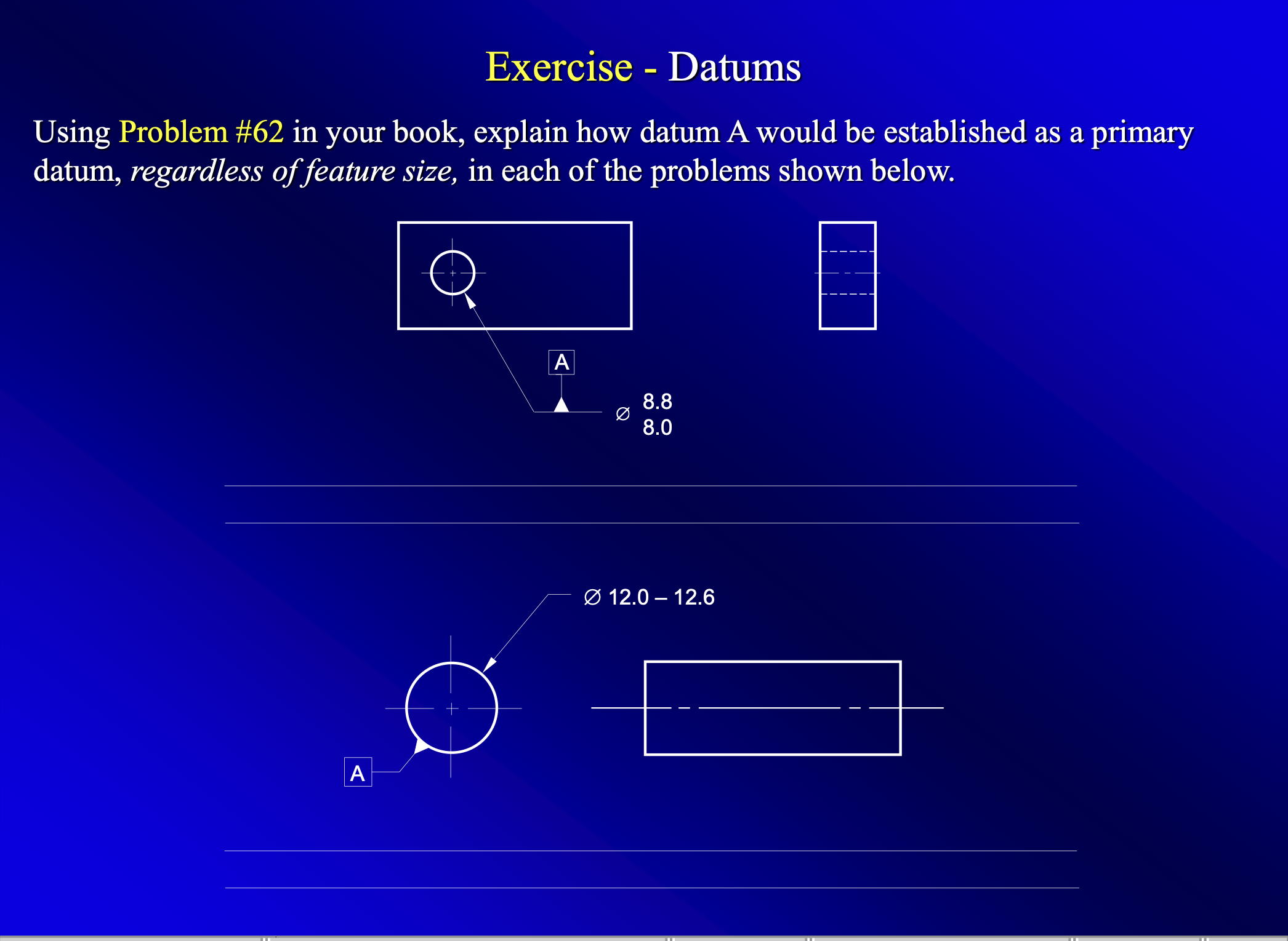 Solved Exercise - ﻿DatumsUsing Problem #62 in ﻿your book, | Chegg.com