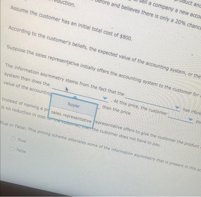 Solved Soft selling occurs when a buyer is skeptical of the | Chegg.com