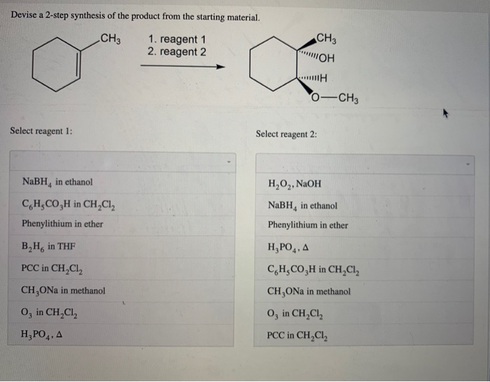 Solved Devise a 2-step synthesis of the product from the | Chegg.com