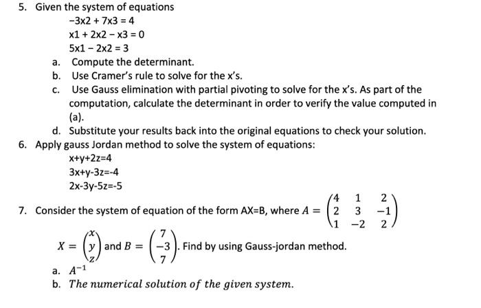 Solved 4. Three matrices are defined as | Chegg.com