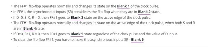 Solved Answer each of the following 6 questions for the | Chegg.com
