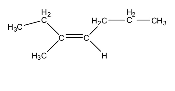 Solved What is the IUPAC name of this compound. Heptene | Chegg.com