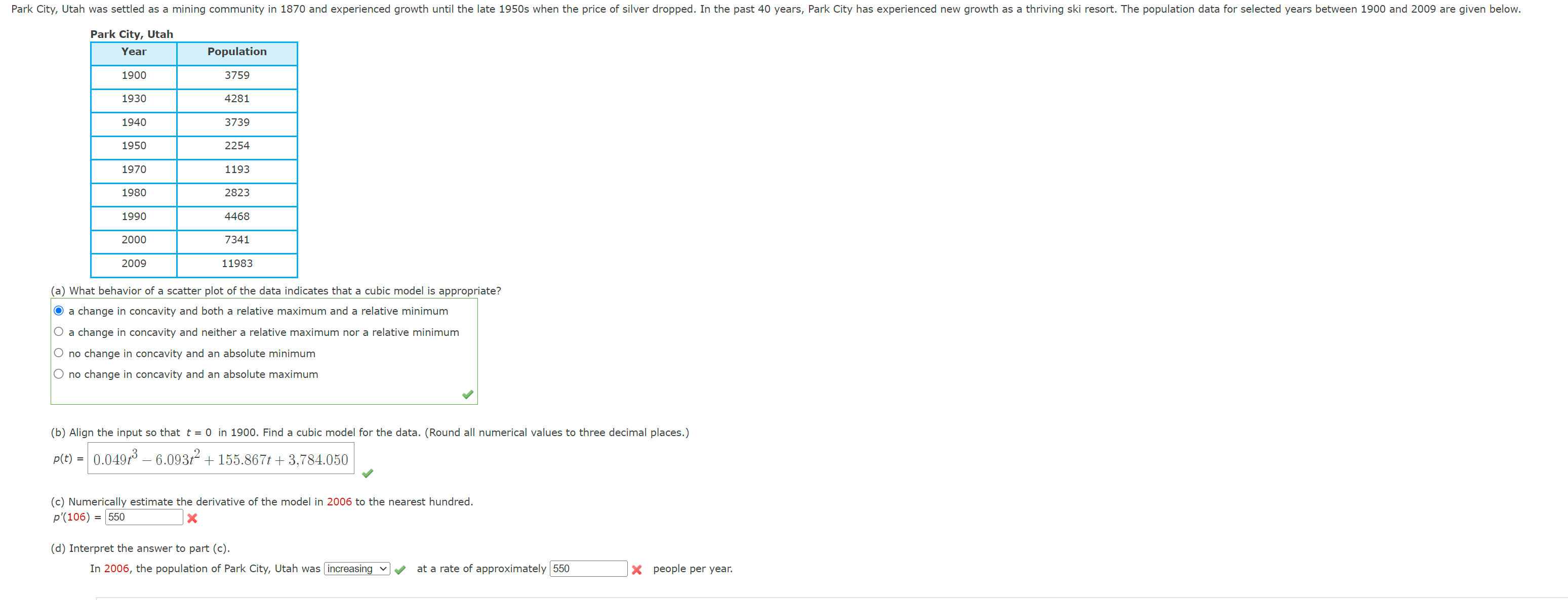 Solved (a) ﻿What behavior of a scatter plot of the data | Chegg.com