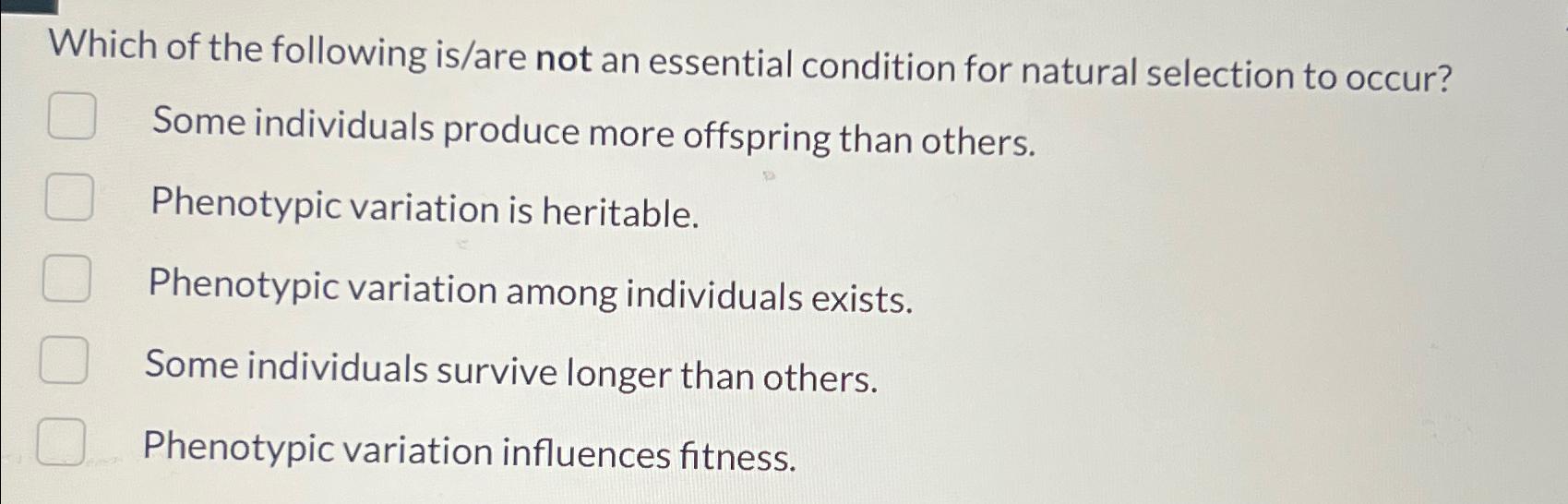 Solved Which of the following is/are not an essential | Chegg.com