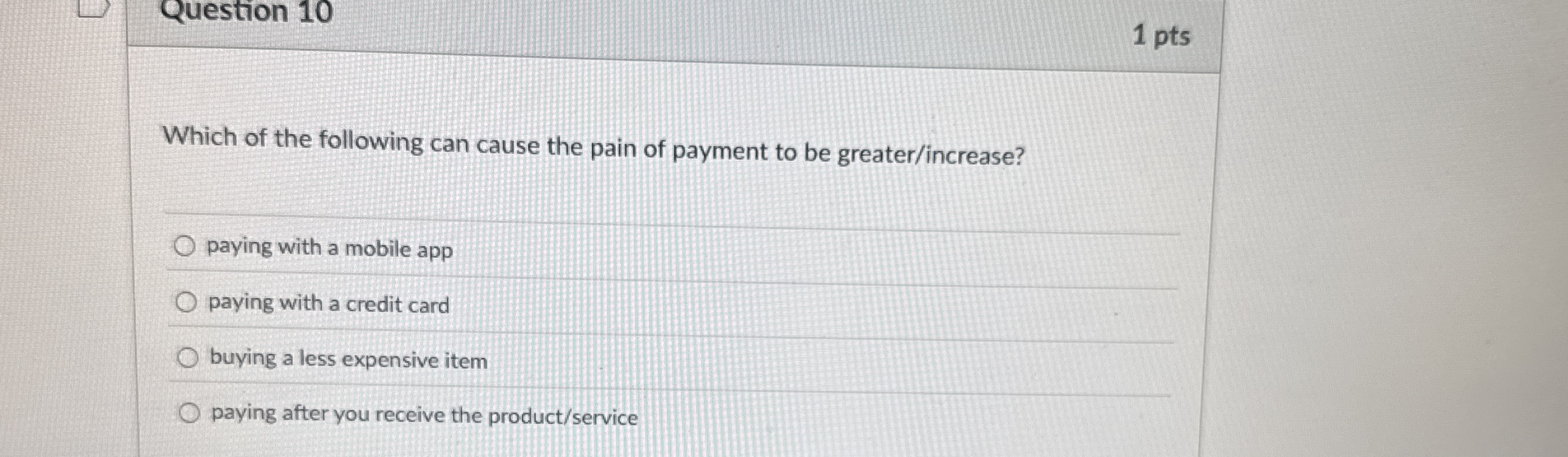 Solved Question 101 ﻿ptsWhich of the following can cause the | Chegg.com