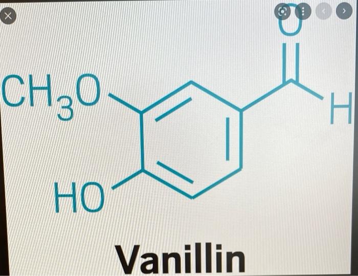 Solved How does vanillin turn to vanillin acid in a mixture | Chegg.com