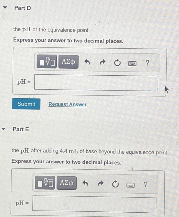 Solved Consider the titration of a 30.0 mL sample of 0.200 | Chegg.com