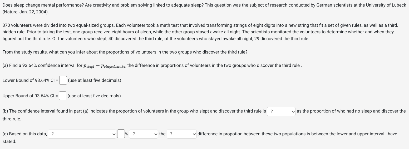 Solved options for c: blank 1 - ﻿a)we are b)there is a c)i | Chegg.com