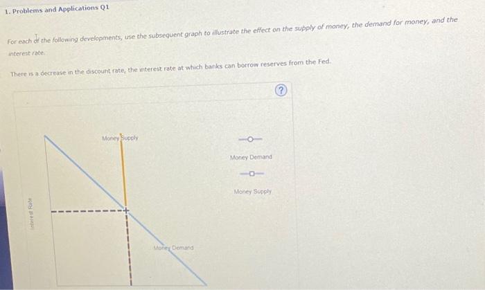 Solved 1. Problems and Applications Q1 For each the | Chegg.com