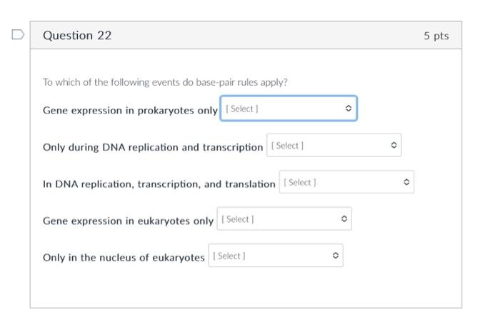 Solved To which of the following events do base-pair rules | Chegg.com
