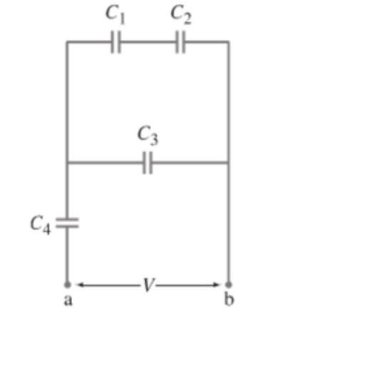 Solved Consider the figure shown. C1=C2=C3=16.0μF and C4= | Chegg.com