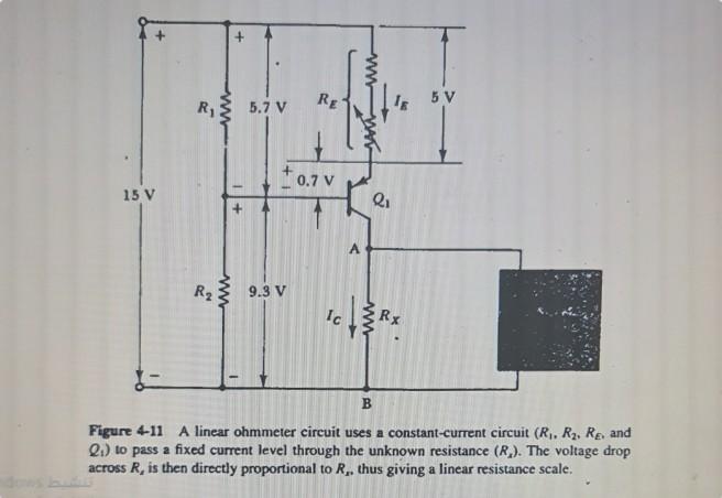 Solved 4-10 The noninverting amplifier voltmeter circuit in | Chegg.com