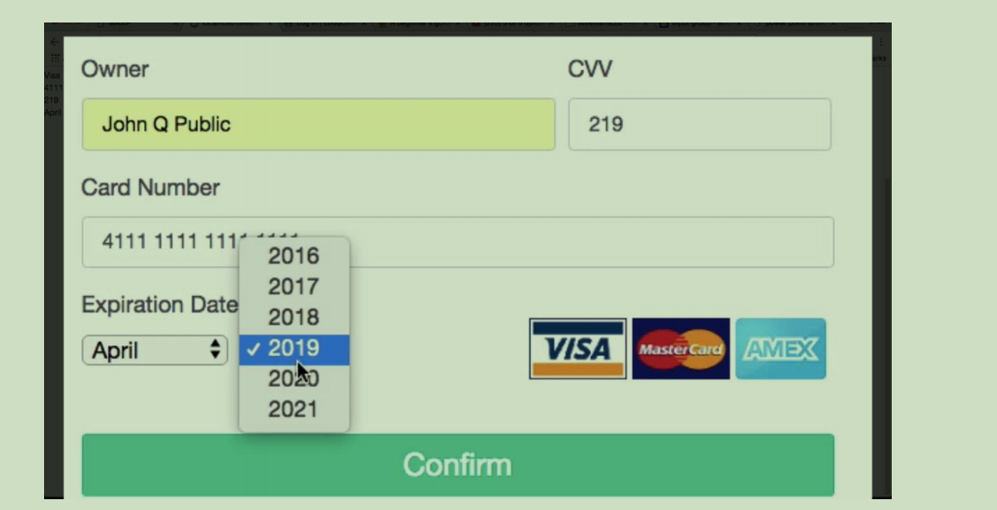 Implement a credit card verification as a WEB | Chegg.com
