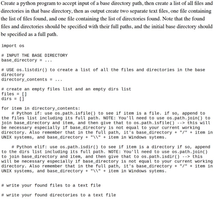 Solved Create A Python Program To Accept Input Of A Base Chegg