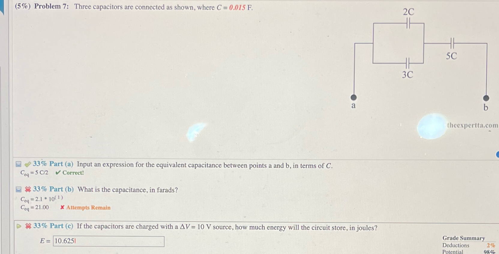 Help with Part b and c | Chegg.com