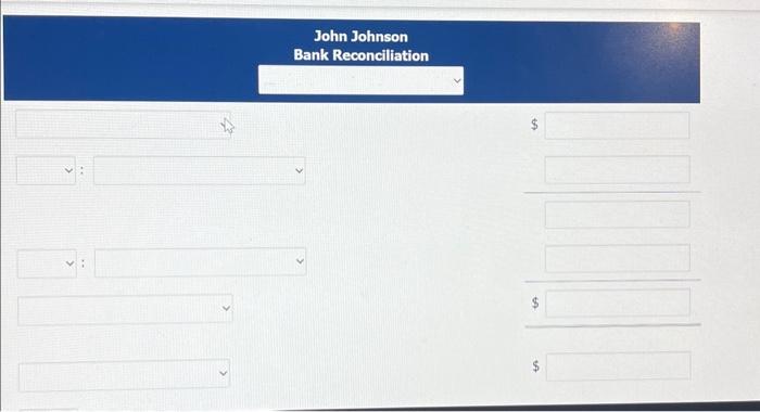 Solved Current Attempt in Progress John Johnson is unable to | Chegg.com