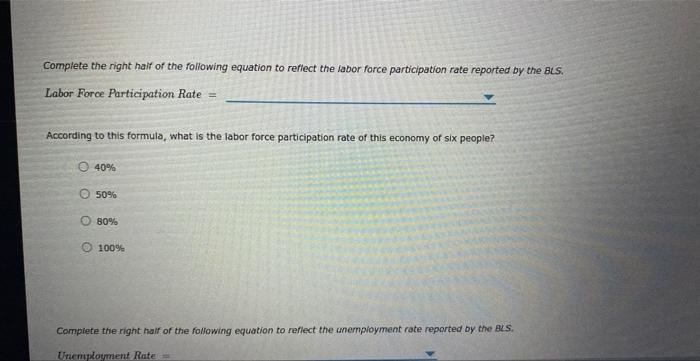 According to this formula, what is the labor force | Chegg.com