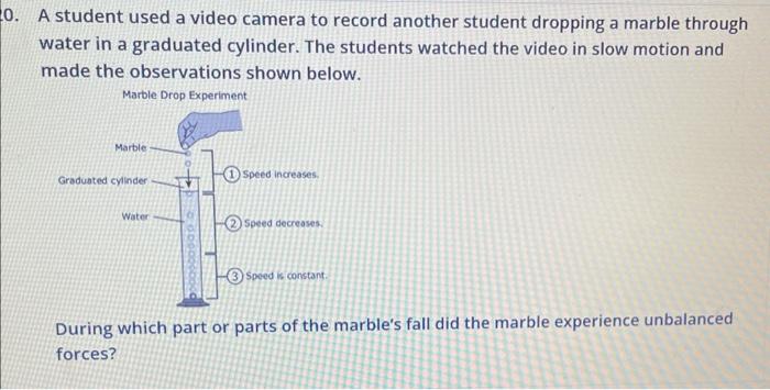 Solved A student used a video camera to record another | Chegg.com