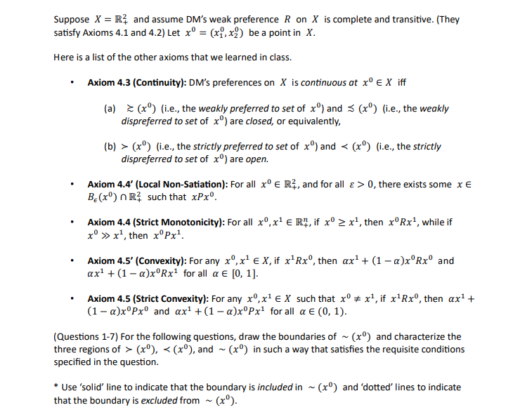 Solved by an EXPERT Suppose x=R+2 ﻿and assume DM's ﻿weak preference | Chegg.com