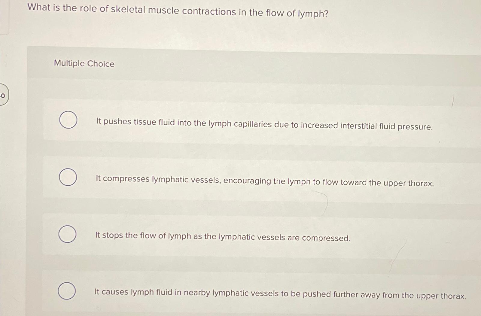 Solved What is the role of skeletal muscle contractions in | Chegg.com