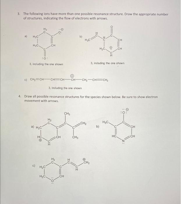Solved 3. The following ions have more than one possible | Chegg.com Solved 3. The following ions have more than one possible | Chegg.com