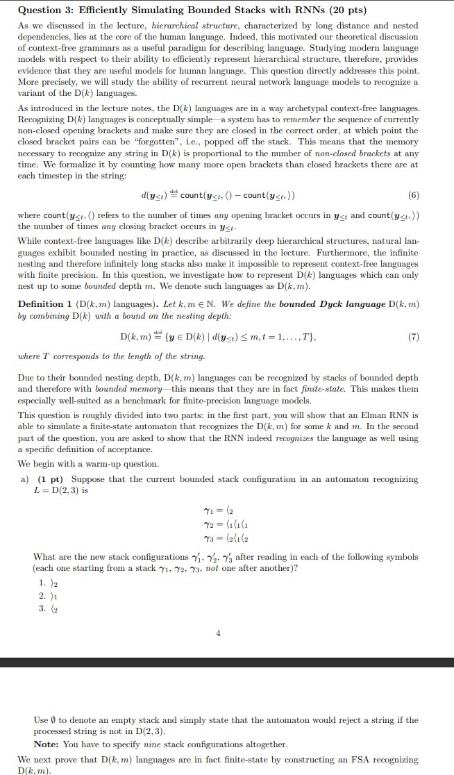 Solved grammarQuestion 3: Efficiently Simulating Bounded | Chegg.com