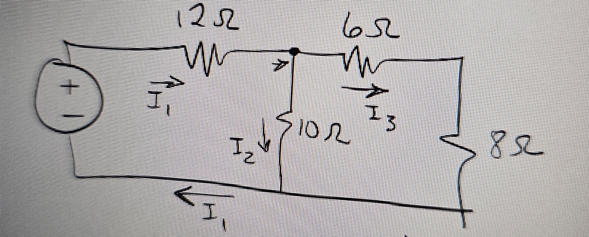 Solved How to solve using current divider and voltage source | Chegg.com