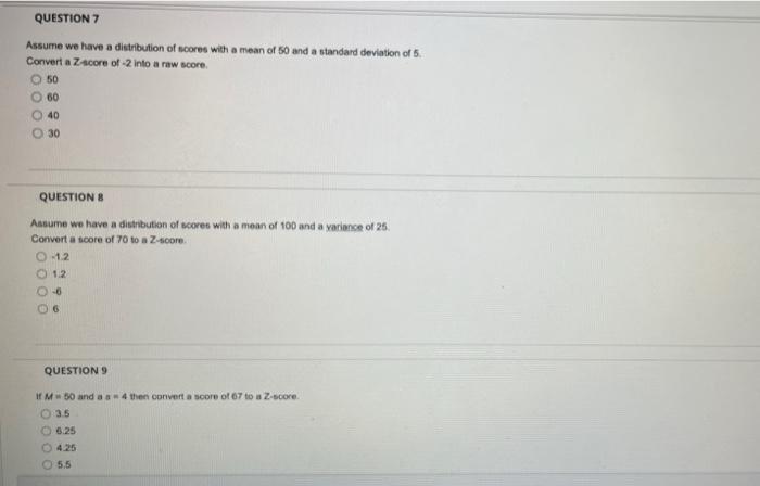 Solved US QUESTION 1 Which of the following Z-scores is the | Chegg.com