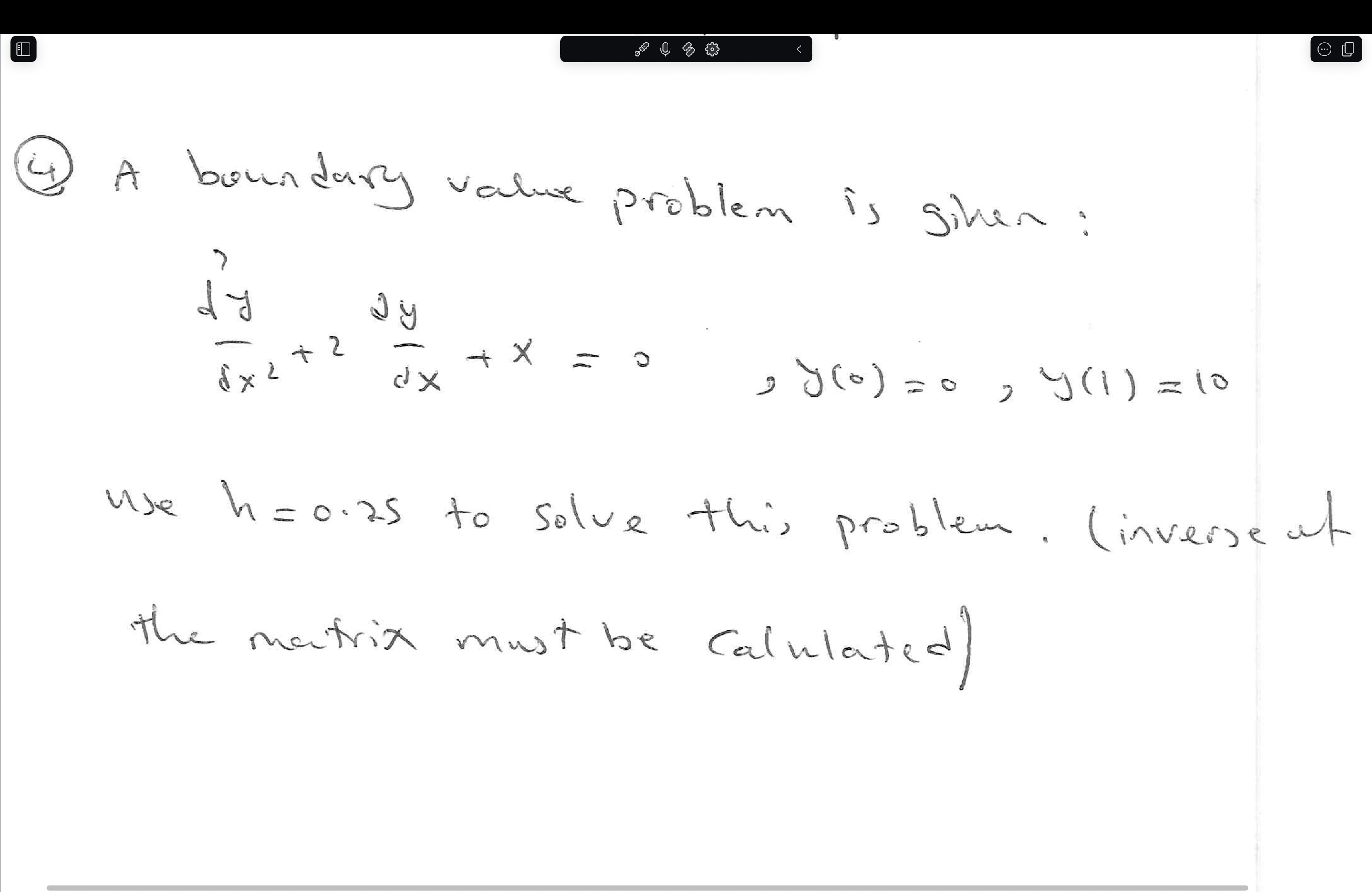 Solved A boundary value problem is | Chegg.com