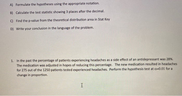 Solved A Formulate The Hypotheses Using The Appropriate 5586