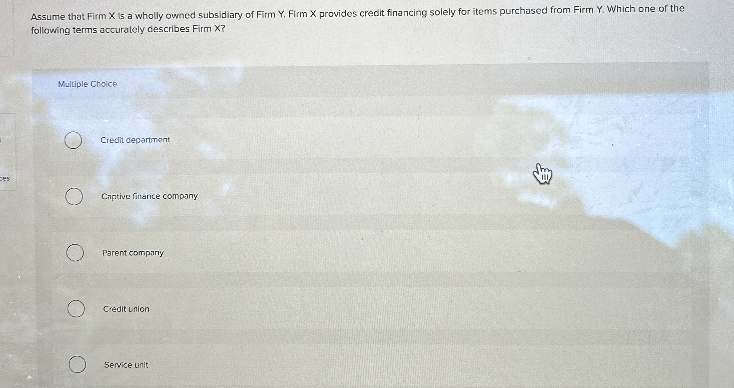 Solved Assume that Firm x ﻿is a wholly owned subsidiary of | Chegg.com