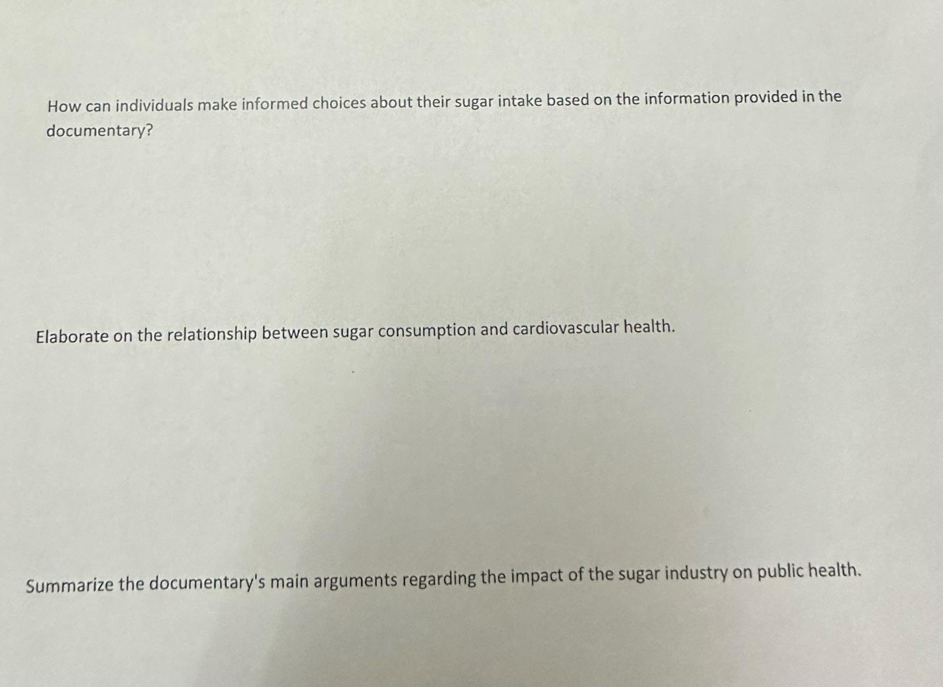 Solved How can individuals make informed choices about their | Chegg.com