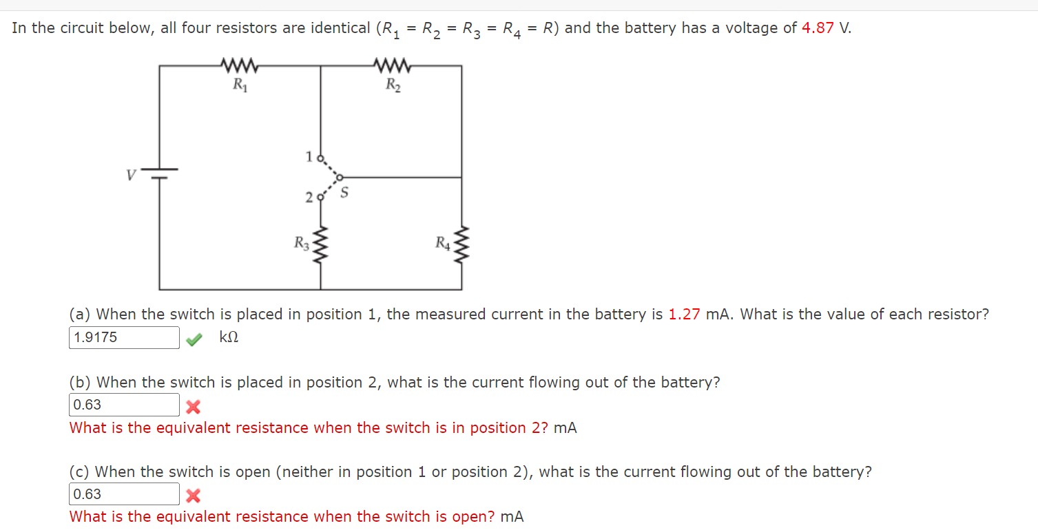 Solved In the circuit below, all four resistors are | Chegg.com