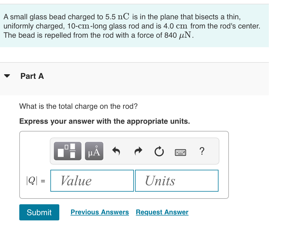 Solved A small glass bead charged to 5.5 ﻿nC is in the plane | Chegg.com