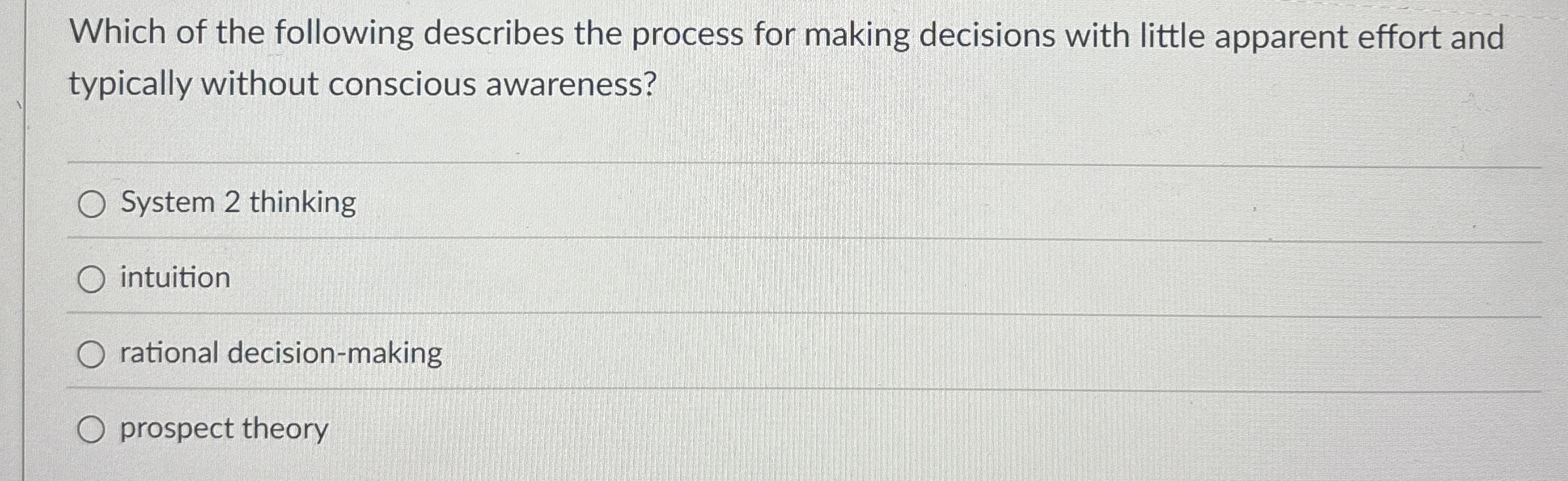 Solved Which of the following describes the process for | Chegg.com