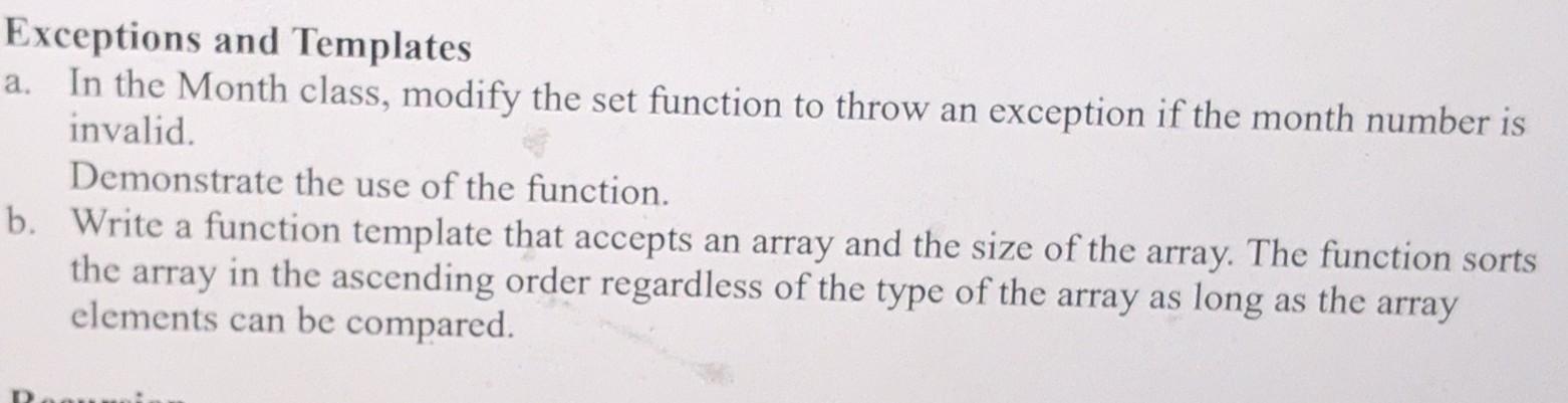 Solved C++. Put a and b in one main function. (using | Chegg.com